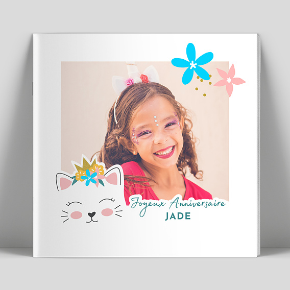 Invitation Anniversaire Chaton - Popcarte