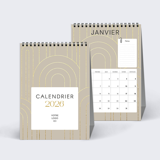 Calendriers Professionnels Graphique - Popcarte