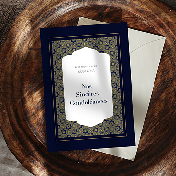 Carte de Condoléances Virtuelle - Popcarte