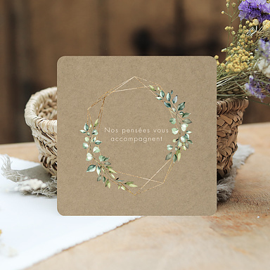 Carte de Condoléances Virtuelle - Popcarte