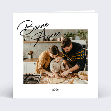Carte de Voeux Personnalisable 2022 - Popcarte
