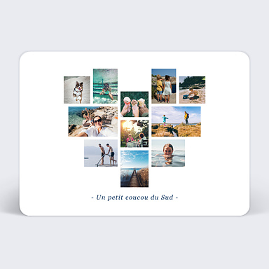 Carte Postale Bisous de Paris - Popcarte