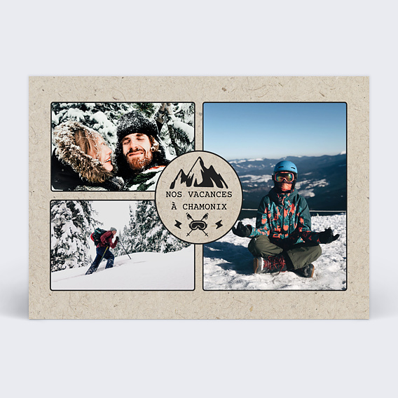 Carte Postale Hiver vintage - Popcarte