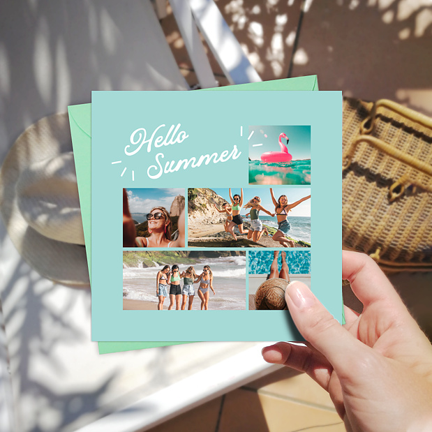 Carte Postale Hello Summer - Popcarte