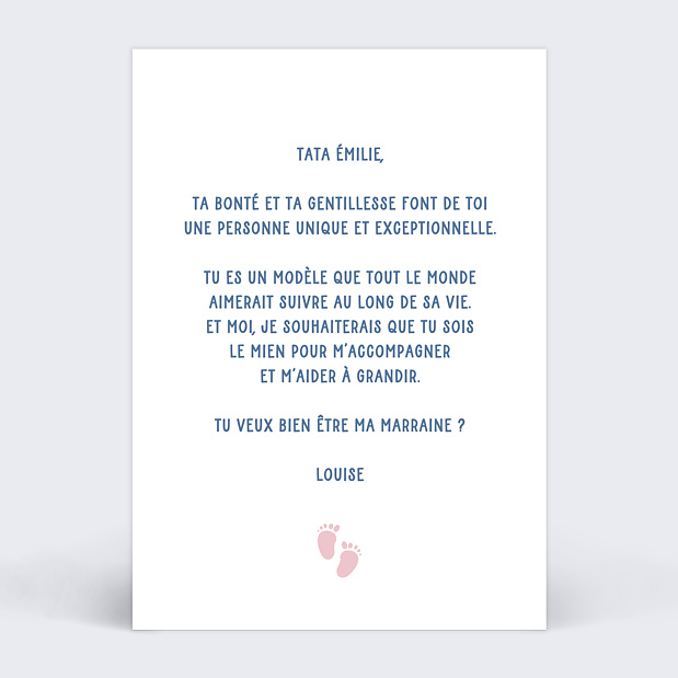 Demande Parrain Marraine Marraine Rébus - Popcarte