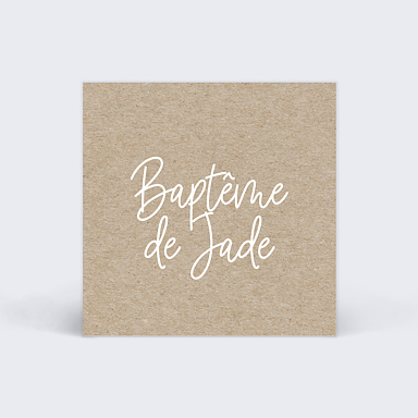 Sticker Baptême Photomaton - Popcarte