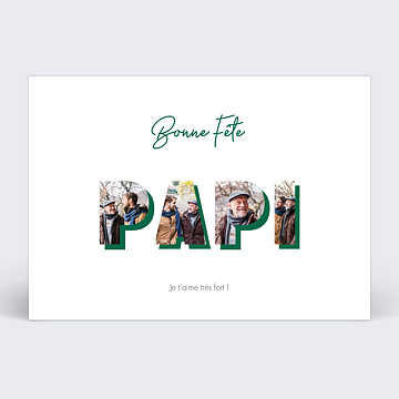Fête des Grands Pères Pêle-mêle - Popcarte