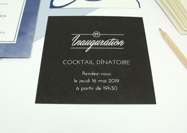 Cartes d'Invitation Personnalisées - Popcarte