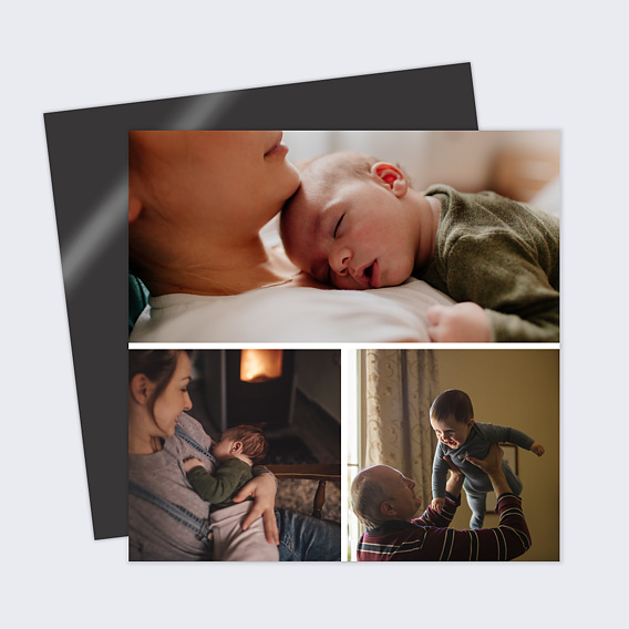 Magnet Photo Multiphoto 3 Photos 1 - 2 - Popcarte