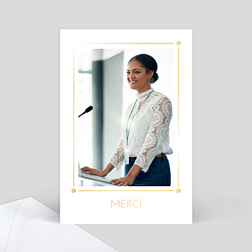 Carte de remerciements pour professionnels - Popcarte