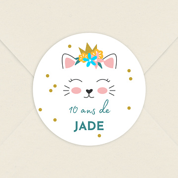 Invitation Anniversaire Chaton - Popcarte