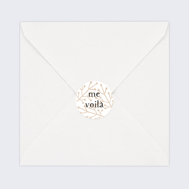 Sticker Naissance Me Voilà - Popcarte