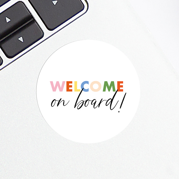 Sticker Professionnel Accueil - Popcarte