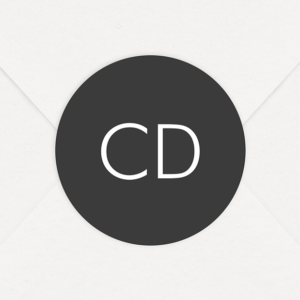 Sticker Professionnel Initiales - Popcarte