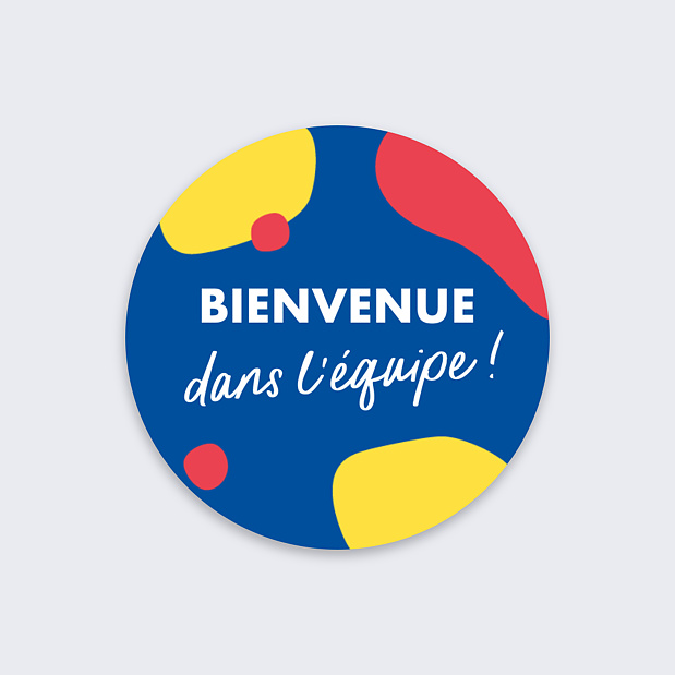 Sticker Professionnel Bienvenue - Popcarte